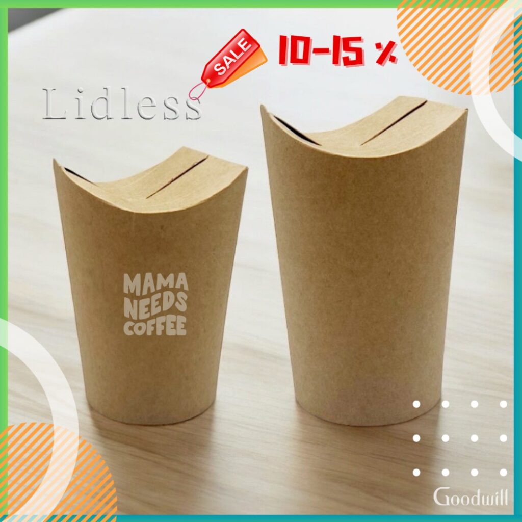 "LIDLESS PAPER CUP - แก้วไร้ฝา” | Thai Goodwill